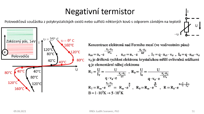 Termistor :: Elektronika pro 3. ročník SPŠEI