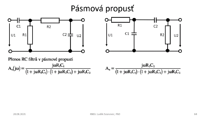 Pásmová propusť :: Elektronika pro 3. ročník SPŠEI