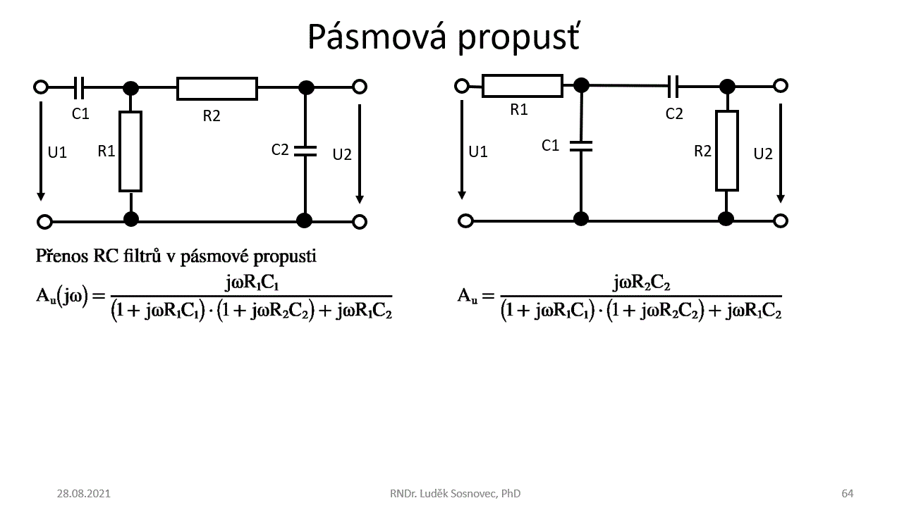 Pásmová propusť :: Elektronika pro 3. ročník SPŠEI