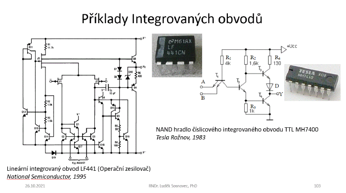 Integrované obvody - příklady :: Elektronika pro 3. ročník SPŠEI
